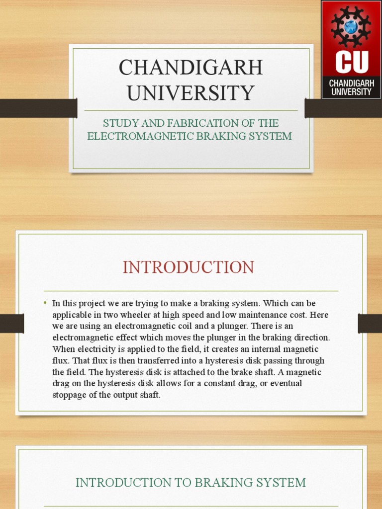 21bme8037 D S S R Venkat Project | PDF | Brake | Electric Motor