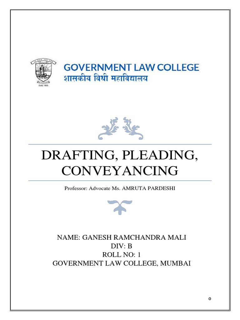 B - 01 - Ganesh Mali - DPC Assignment - Final | PDF | Affidavit | Notary Public