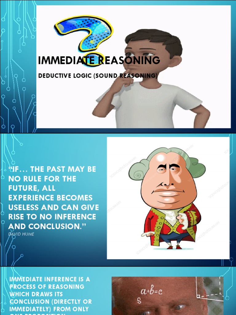 IMMEDIATE REASONING PPT Review | PDF | Logic | Contradiction