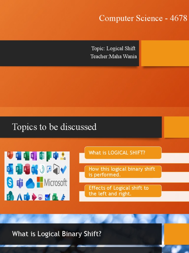 Cs Logical Shift | PDF