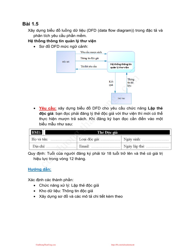 Nhap Mon Cong Nghe Phan Mem Nguyen Nhat Hai Bai Tap 1.5 (Cuuduongthancong - Com) | PDF