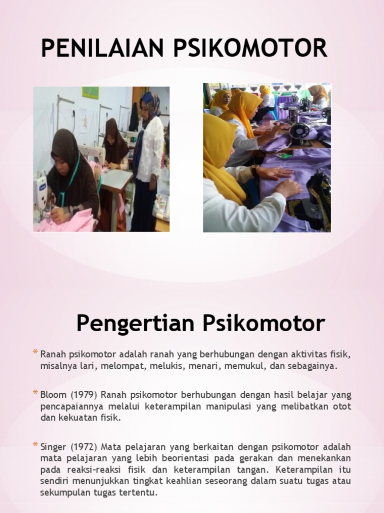 Penilaian Psikomotor | PDF