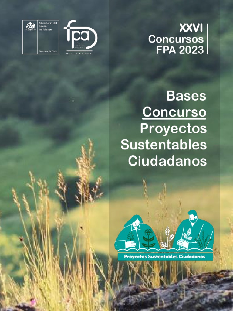 00 Bases Proyectos Sustentables Ciudadanos FPA 2023 1 | PDF | Residuos | Contaminación