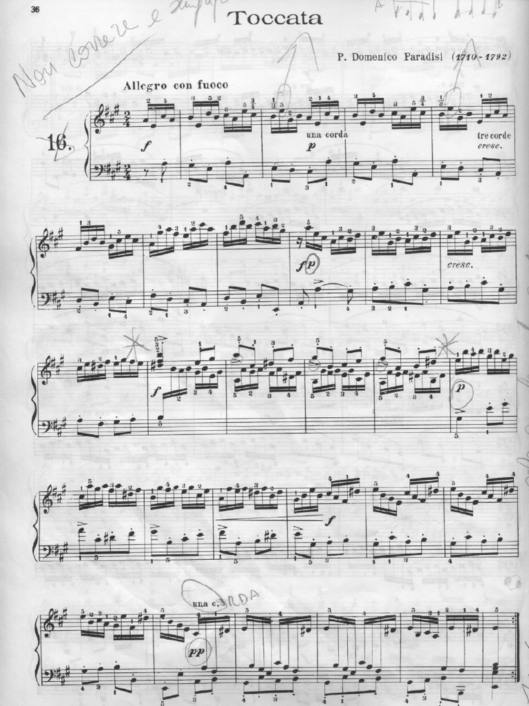 Toccata Paradisi | PDF