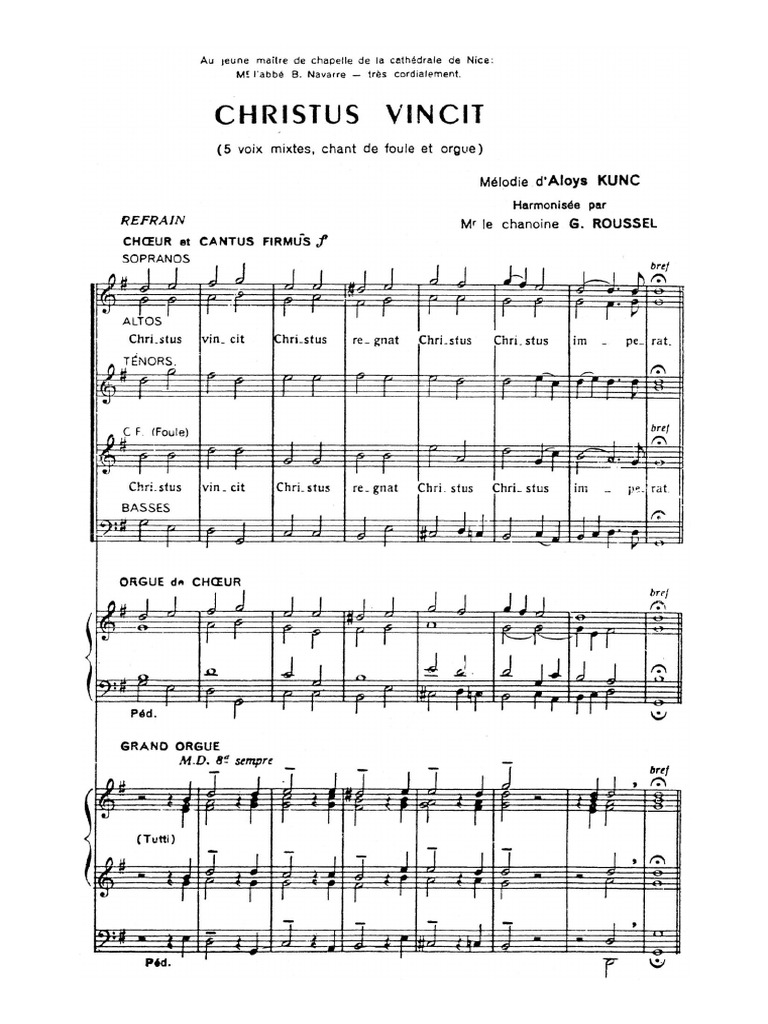 Ob - 937924 - Christus-Vincit-Kunc-Roussel J | PDF