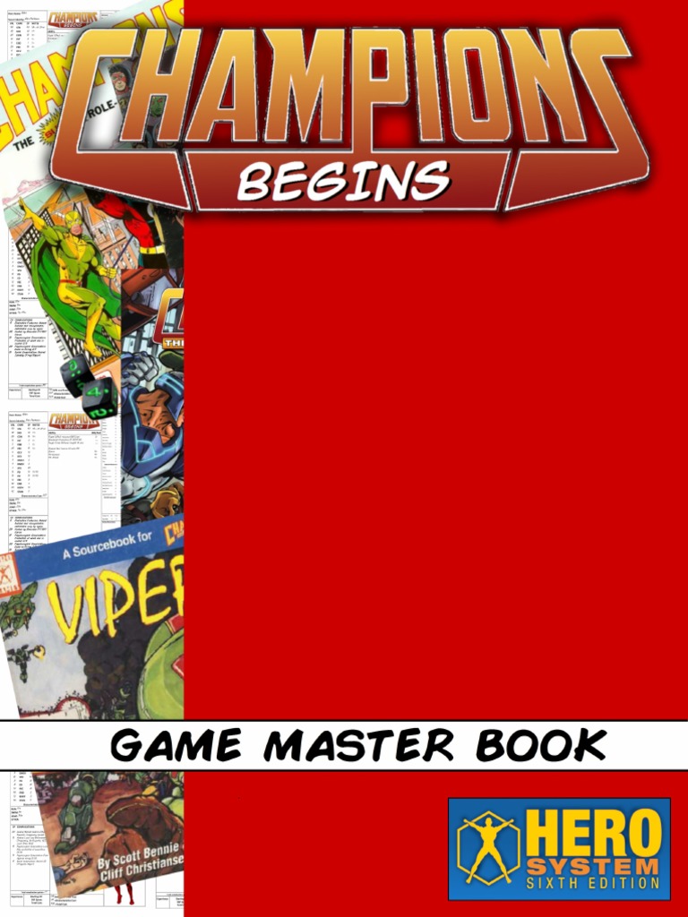 Champions Begins Game Master Book | PDF | Role Playing Games