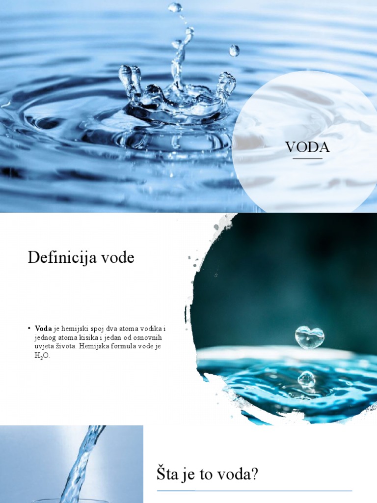 Prezentacija Voda | PDF