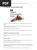 Understanding 'GH' Pronunciation Rules | PDF