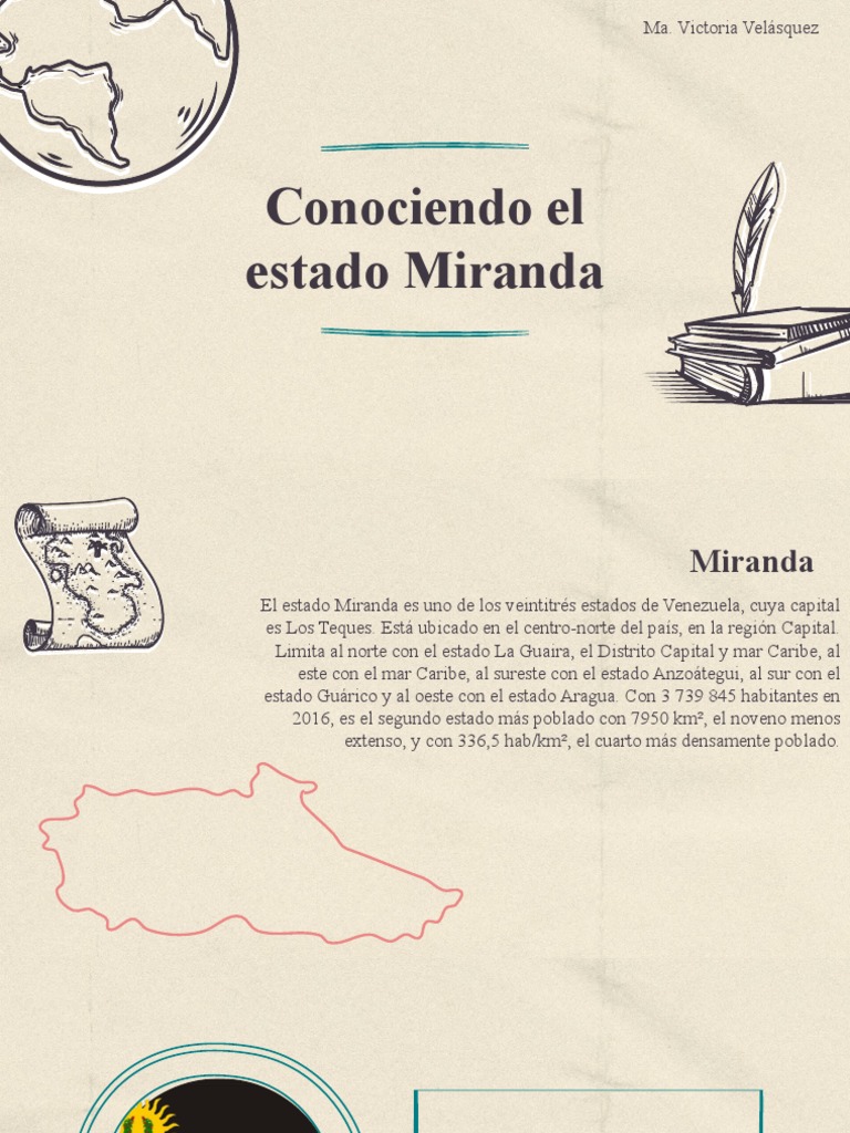 Presentación PPT Estado Miranda | PDF | Geografía Física | Ingeniería ...