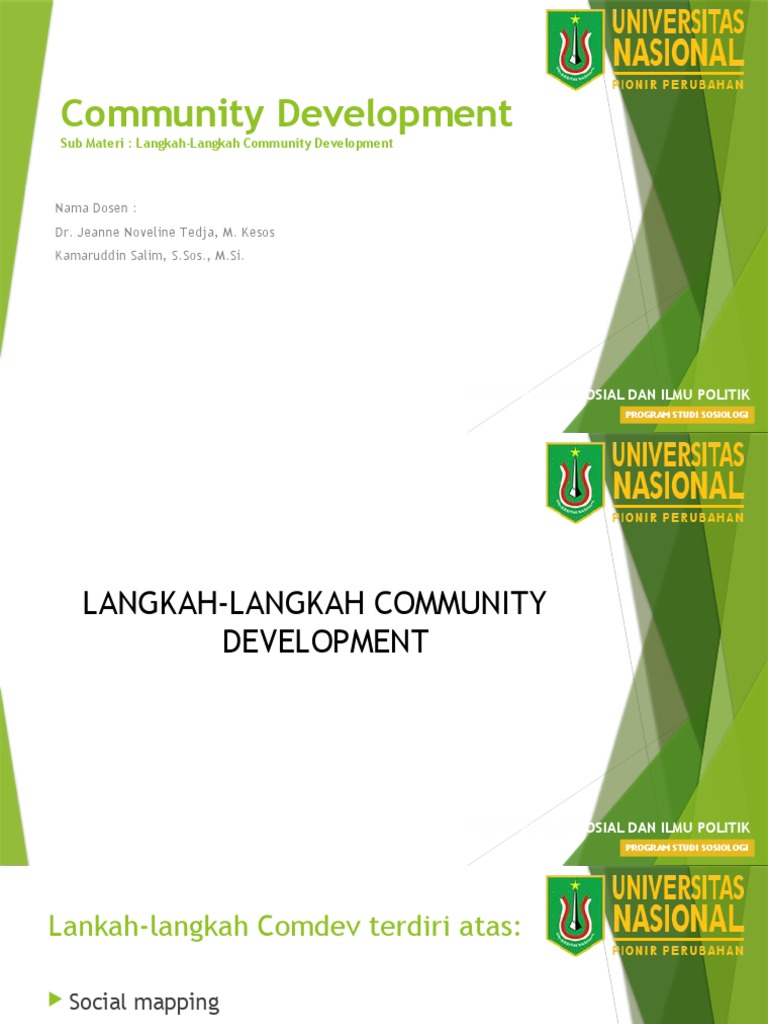 Langkah-Langkah Community Development | PDF | Karier & Perkembangan | Ilmu Sosial