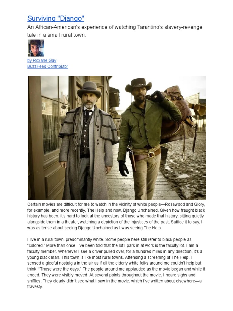 Black Perspective on Django Unchained | PDF