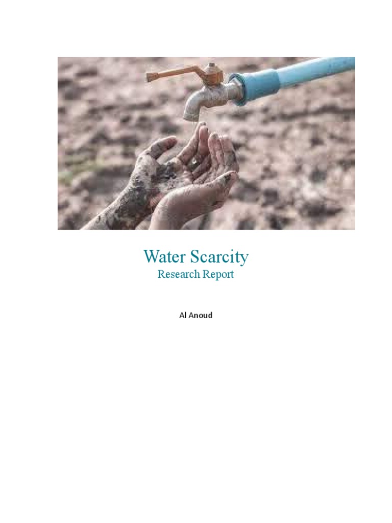 Water Scarcity - Research Paper - Alanoud | PDF | Water | Drinking Water