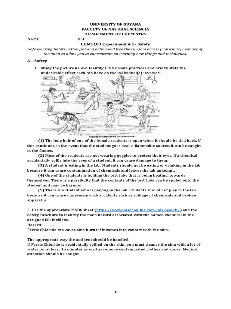 Lab Safety and Techniques Overview | PDF | Laboratories | Chemistry