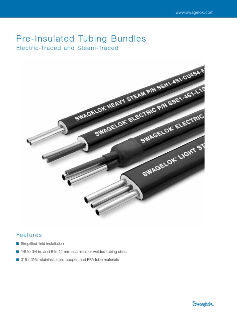 ms-02-316 Pre-Insulated Tubing Bundles | PDF | Pipe (Fluid Conveyance ...