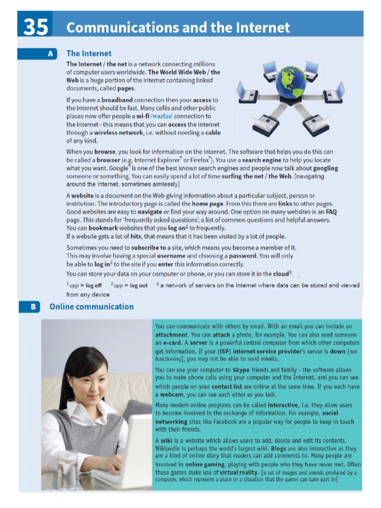 Vocabulary Communication and The Internet, Social Media and Mass Media ...