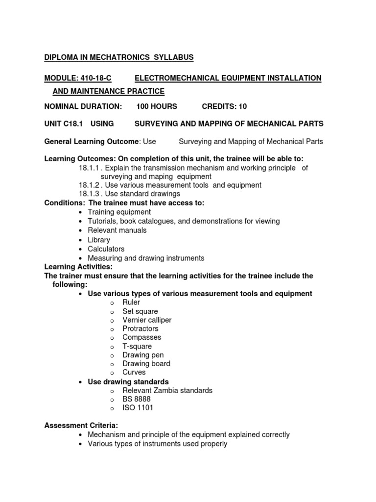 Electromechanical Equipment Installation and Maintenance Practice | PDF | Programmable Logic ...