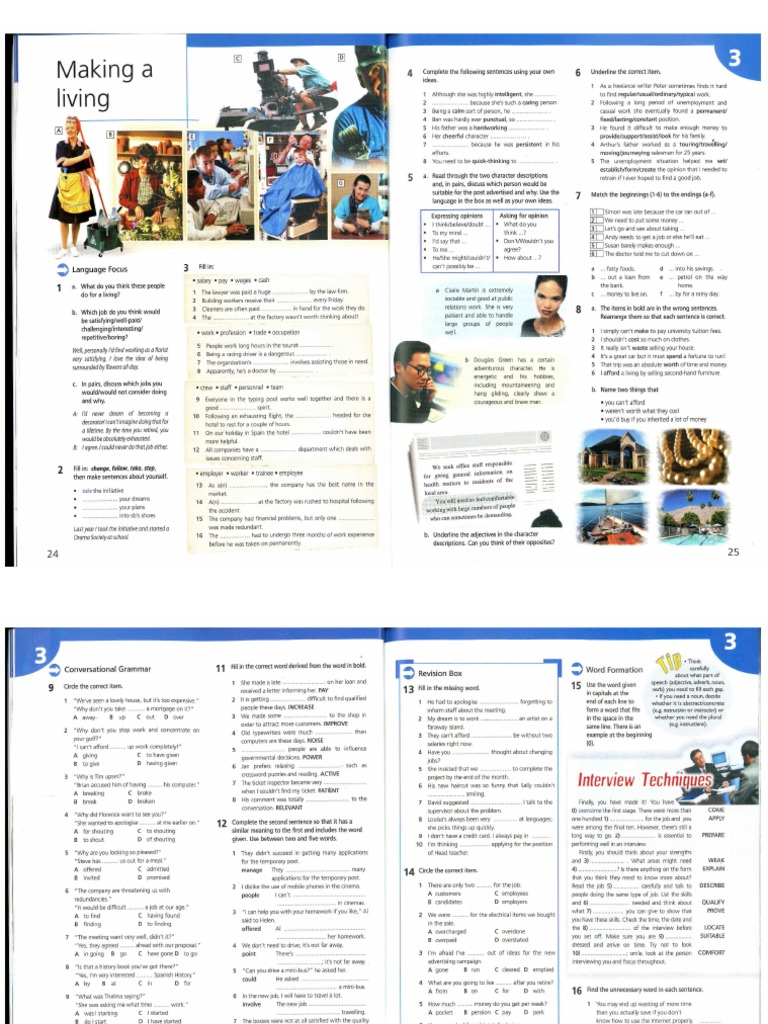 Upstream Upper Intermediate Workbook | PDF