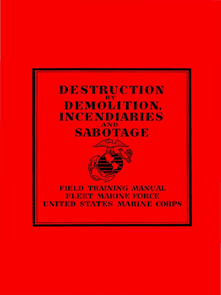 Destruction Demolition, Incendiaries Sabotage (PDFDrive) | PDF | Fires ...