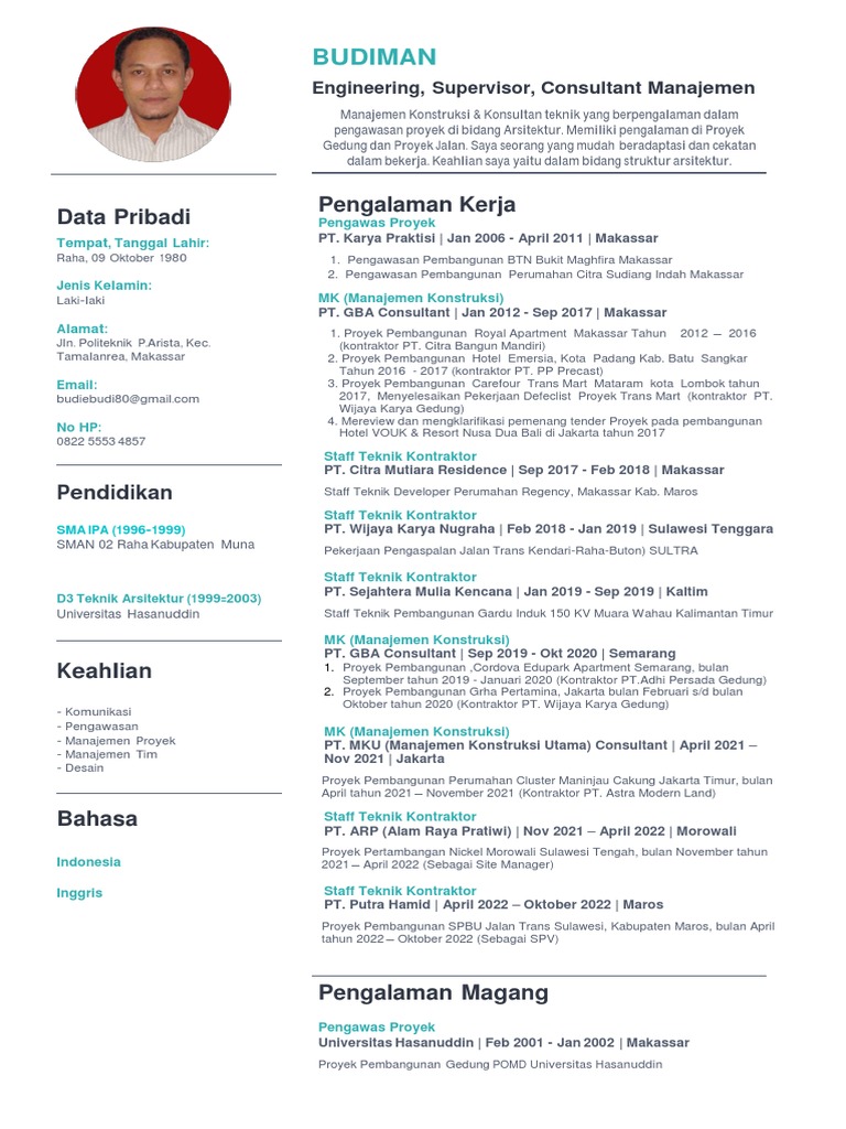 CV Budiman | PDF