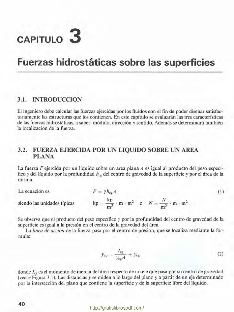 Separata Cap3 | PDF | Presión | Fuerza