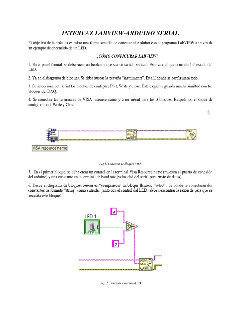 Labview Arduino Serial | PDF