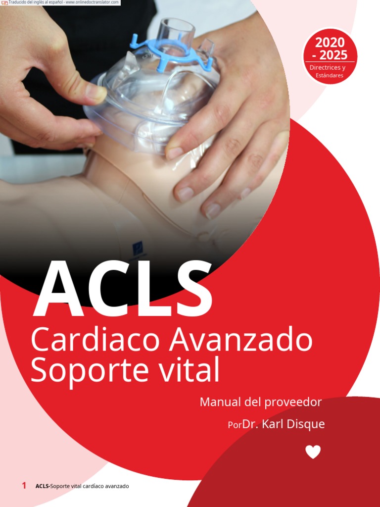2022 ACLS Español | PDF | Reanimación cardiopulmonar | Paro cardíaco 2022 ACLS Español | PDF | Reanimación cardiopulmonar | Paro cardíaco