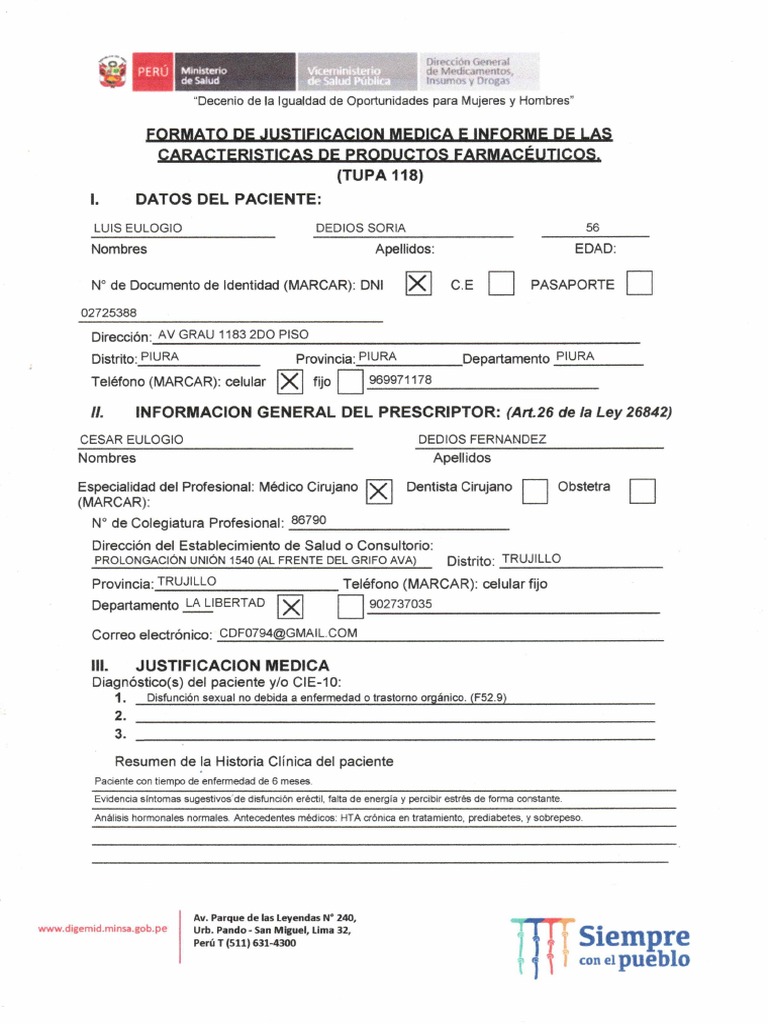 Formatos Digemid | PDF