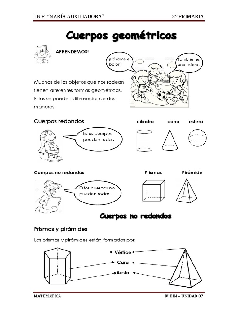 Cuerpos Geométricos | PDF