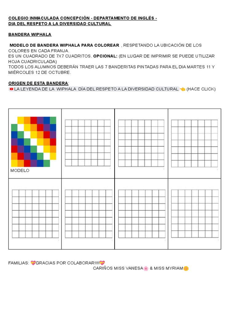 Modelo de Bandera Wiphala | PDF