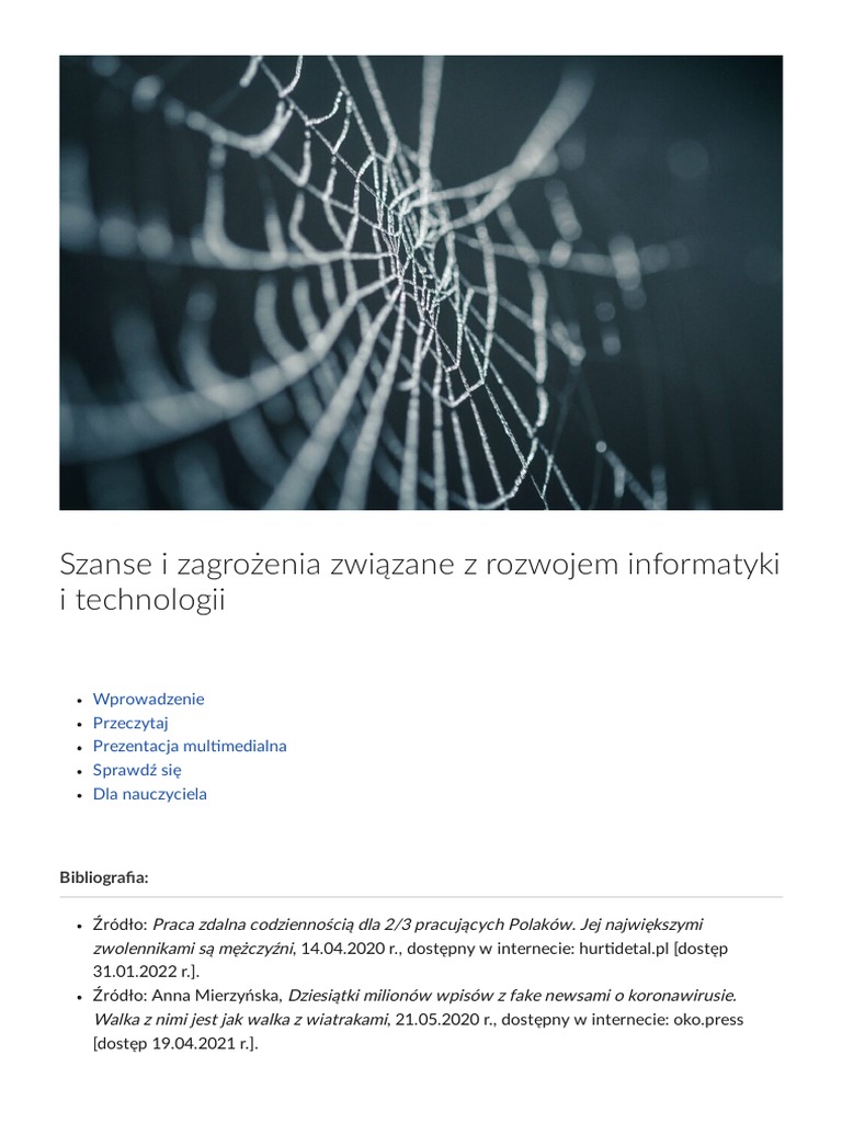 Szanse I Zagrozenia Zwiazane Z R | PDF Szanse I Zagrozenia Zwiazane Z R | PDF