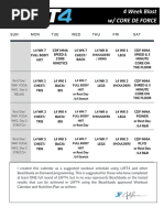 IRON Series Calendar | PDF | Wellness