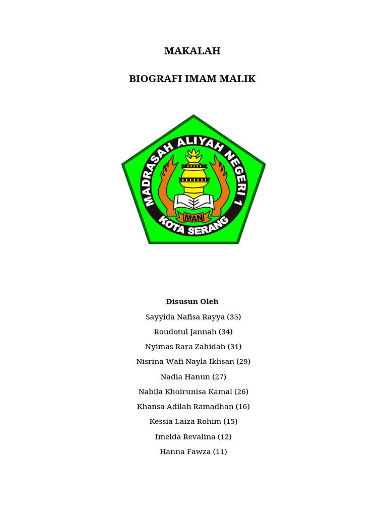 Biografi Imam Malik Pdf