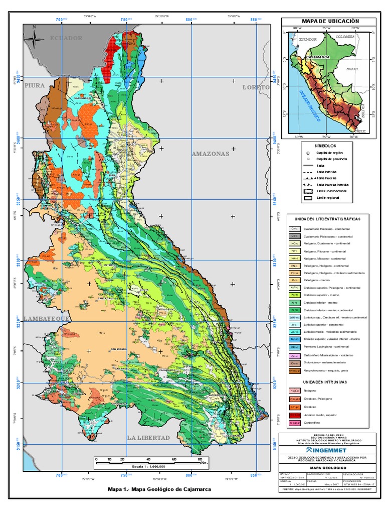 01 - Geológico Cajamarca | PDF