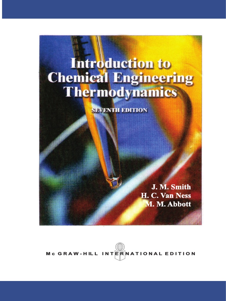 Van Ness - Introduction To Chemical Engineering Thermodynamics, Seventh ...