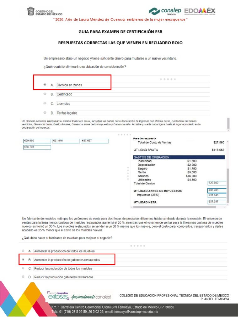Guia Resumida Examen Esb | PDF