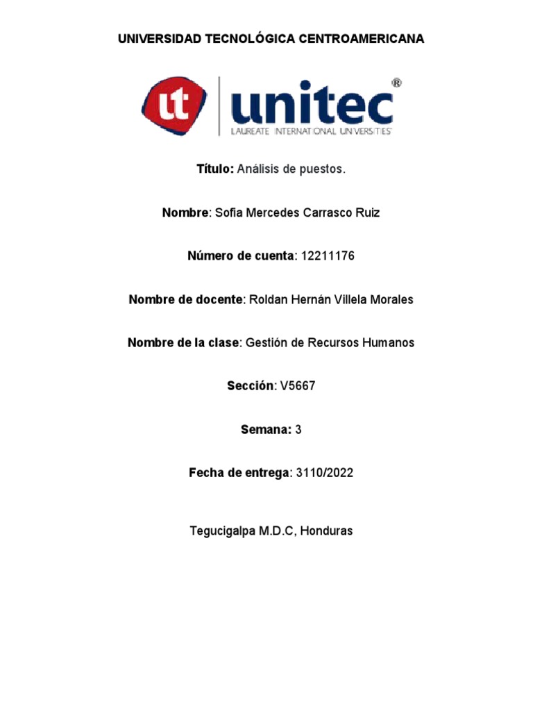 Carrasco Sofia Tarea 3.1 S3 | PDF | Hospital | Ciencias de la Salud