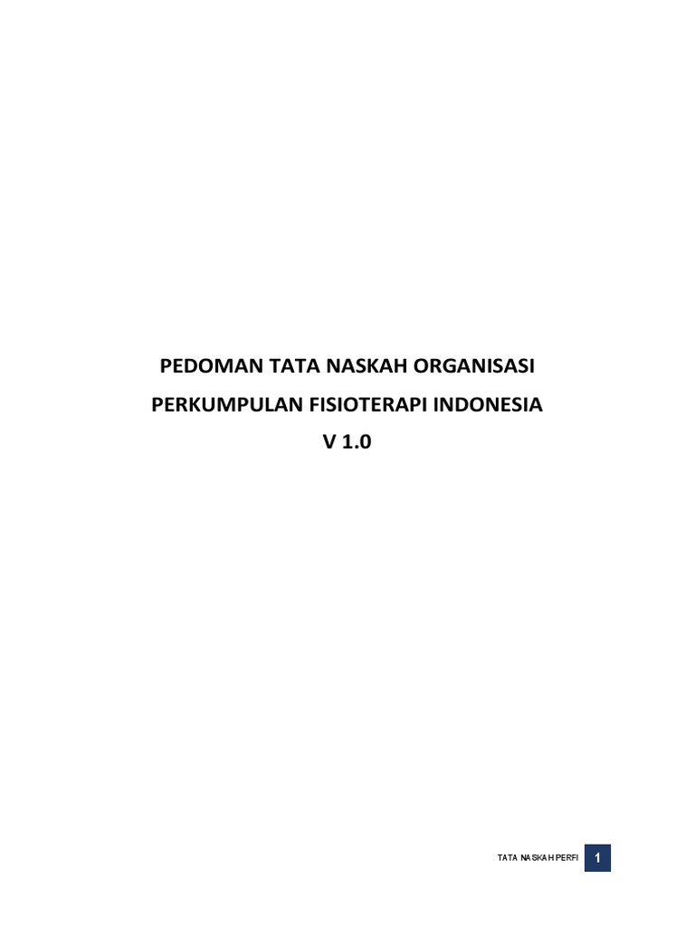 Tata Naskah Organisasi | PDF | Karier & Perkembangan