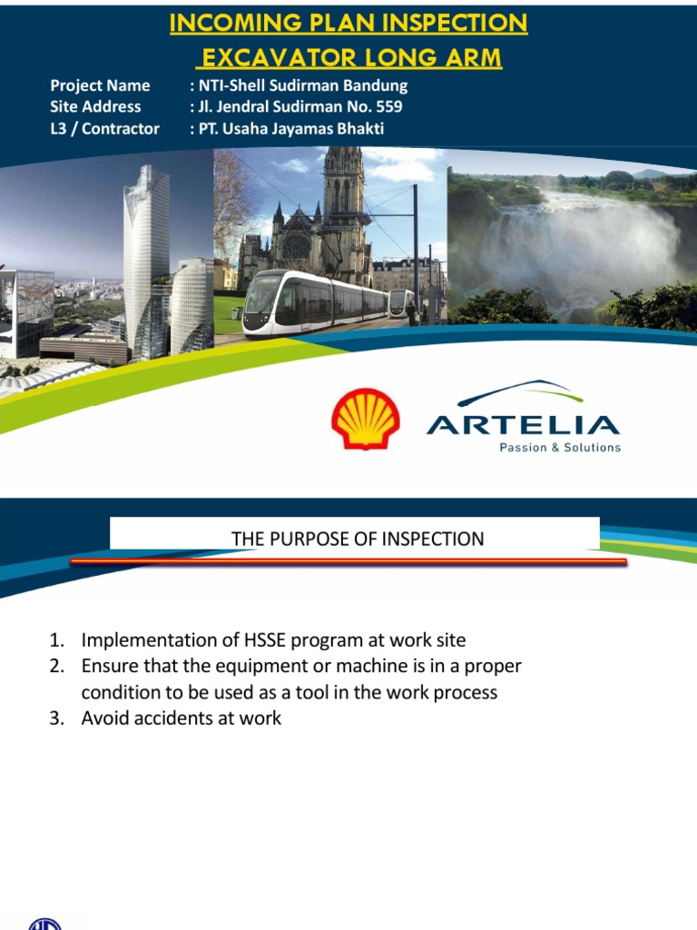 Excavator Long Arm Inspection Report | PDF