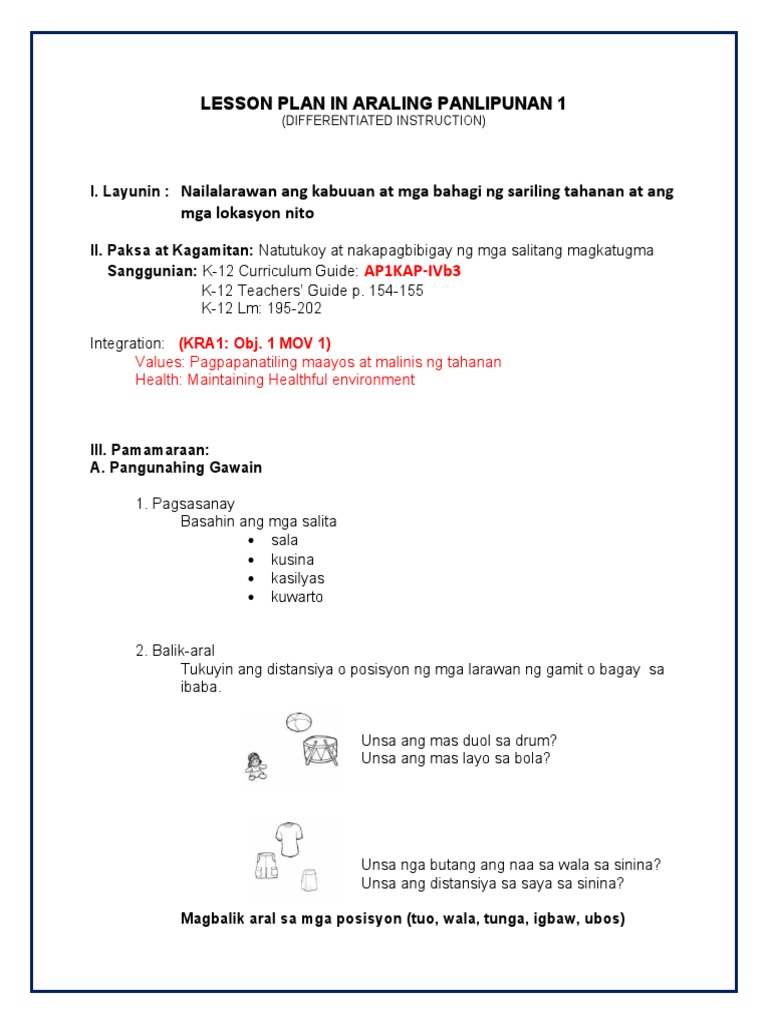 4th Cot Aral. Pan Lesson Plan | PDF