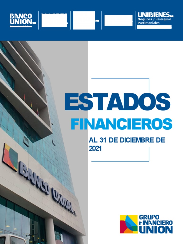Estados Financieros 2021 | PDF | Bancos | Dinero