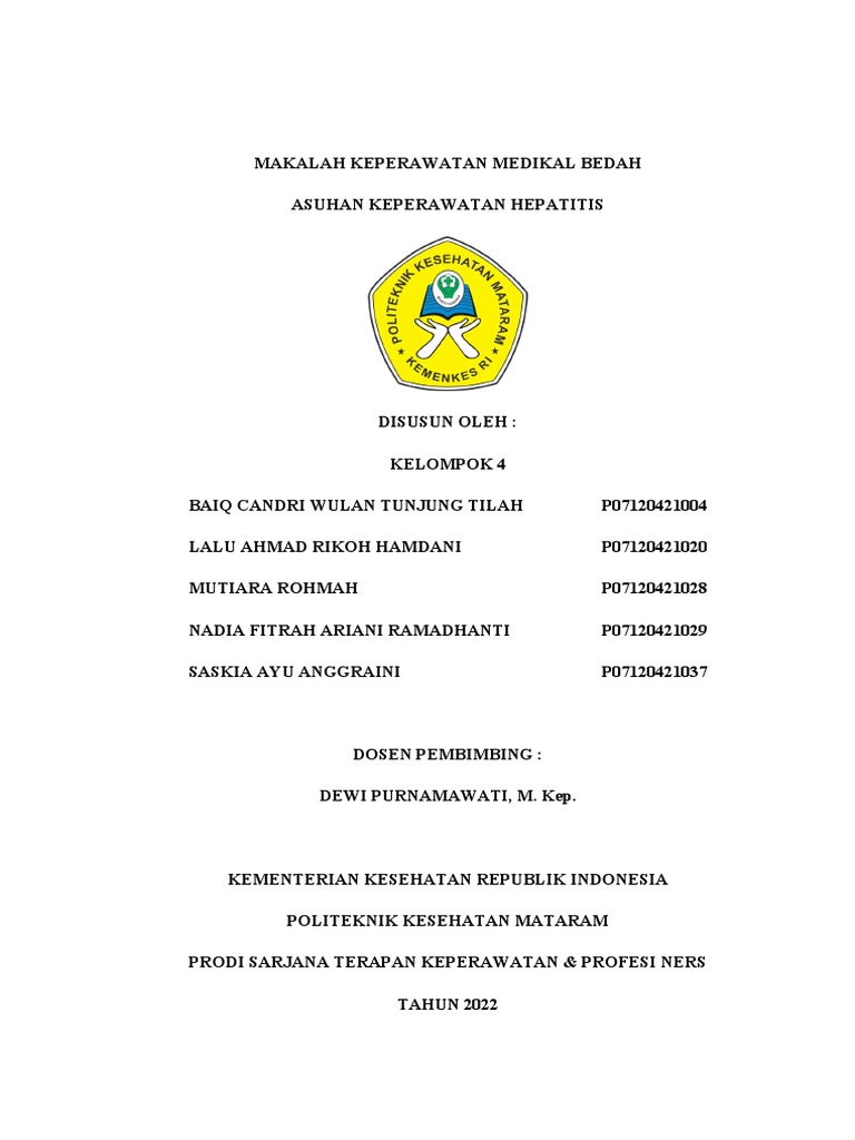 Kelompok 4 - Askep Hepatitis | PDF