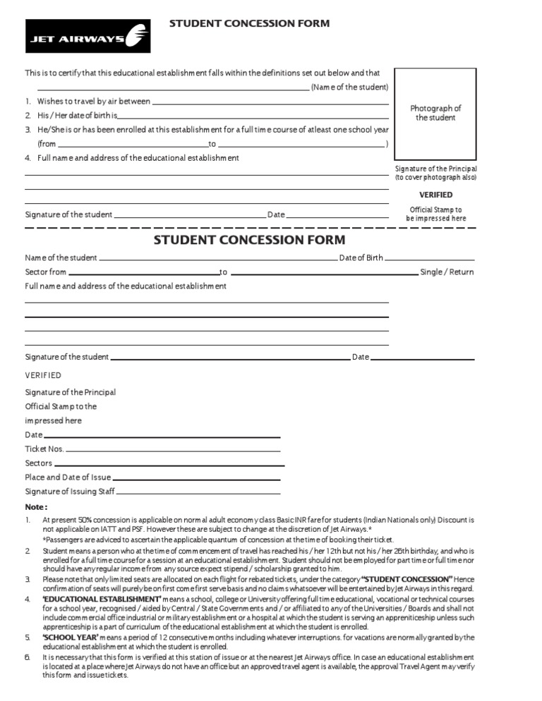 Student Concession | PDF | Apprenticeship | Further Education