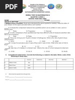 Grade 6 Rapid Math Assessment | PDF | Area