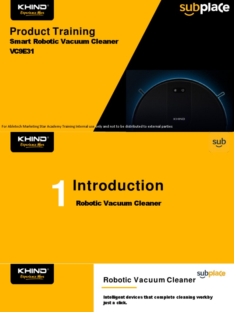 Smart Robotic Vacuum Cleaner VC9E31 Training v3 (03092022) | PDF ...