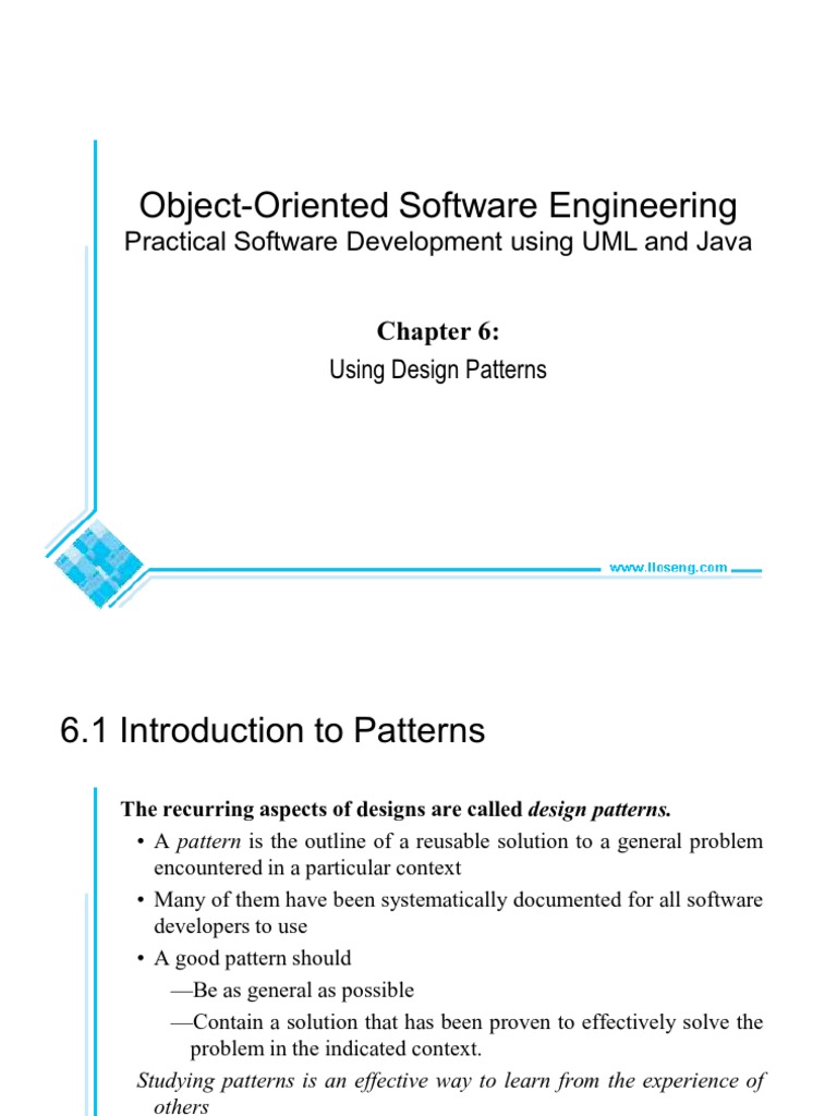 OOSE Chapter 6 | PDF