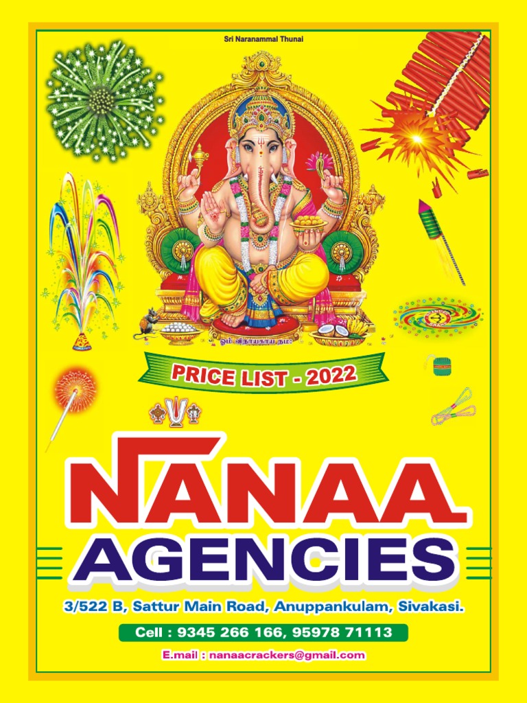 Price List NANAA 2022 | PDF