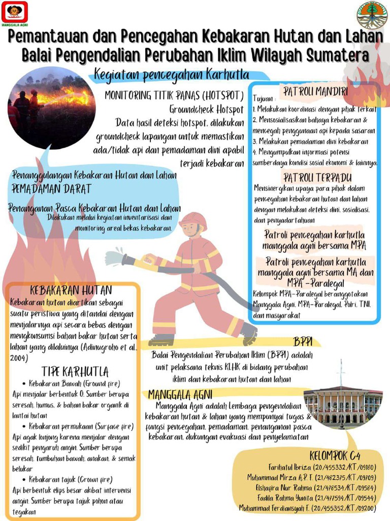 Kelompok C4 - Infografis Kebakaran Hutan | PDF