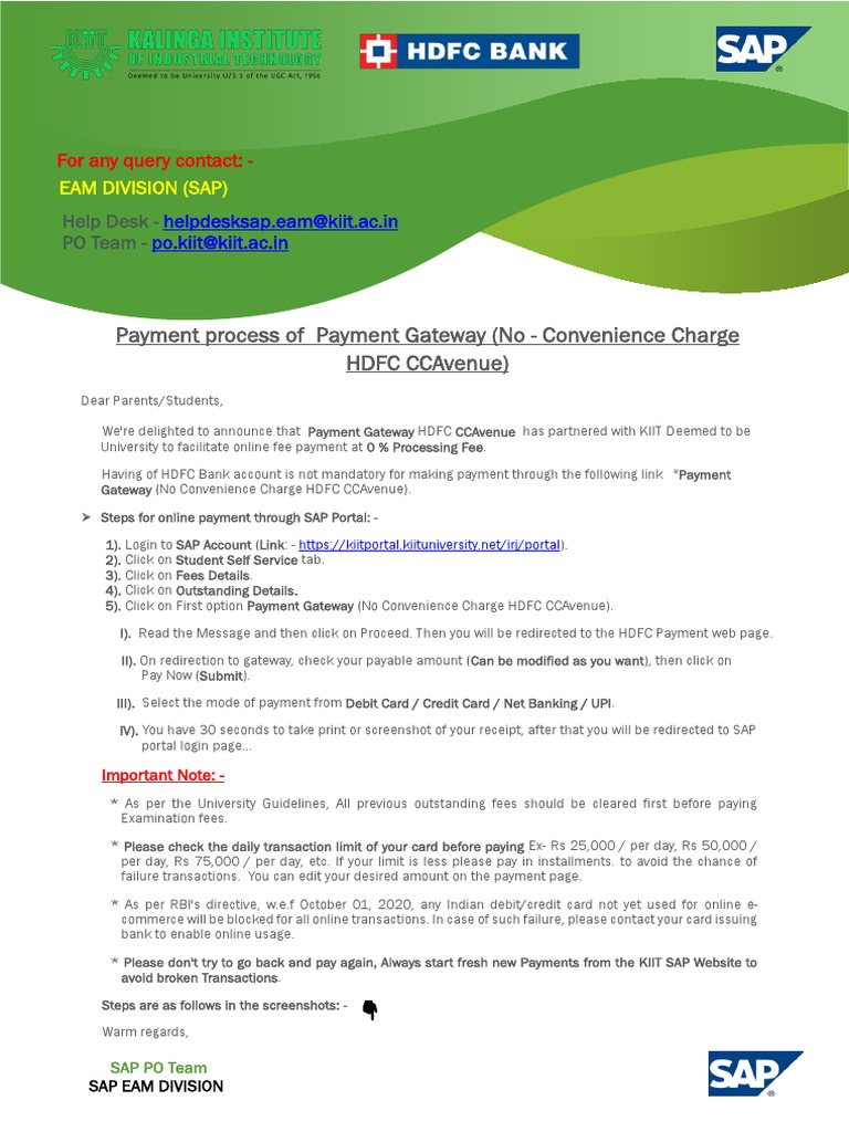 HDFC Payment Process | PDF | Payments | Debit Card