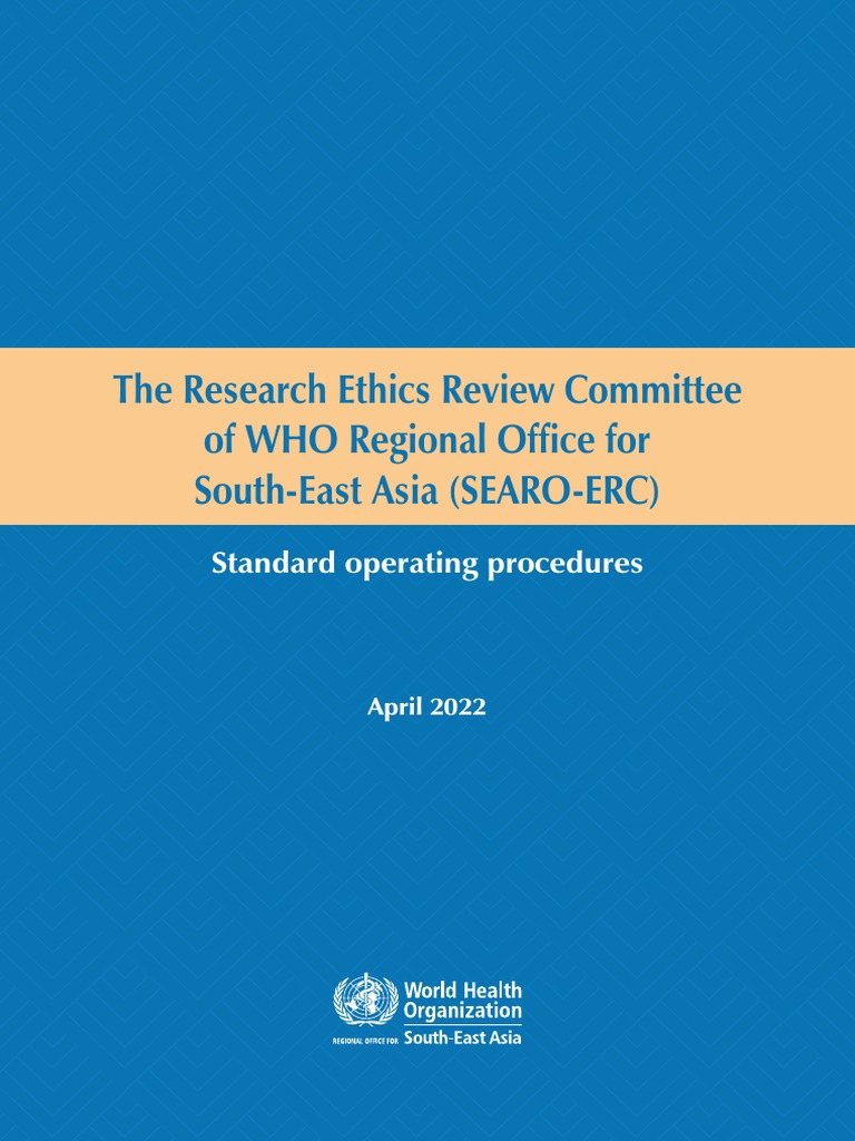 WHO Ethics Guideline | PDF | Committee | Institutional Review Board