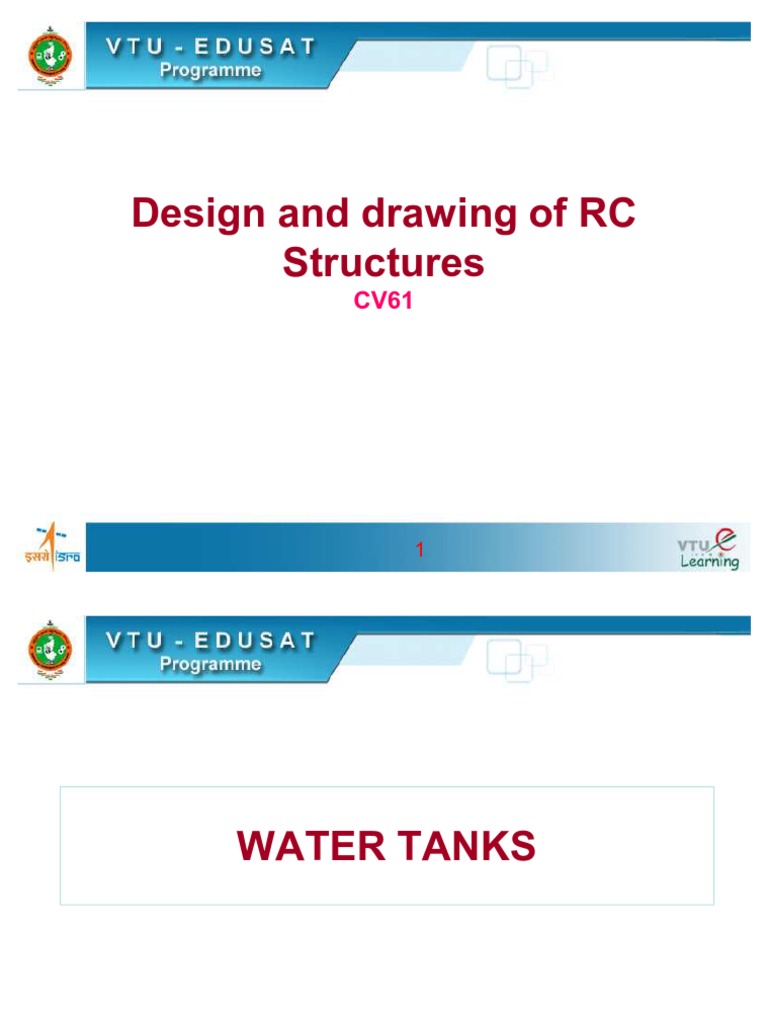 Rectangular Water Tank Design Guide | PDF | Home & Garden | Science ...